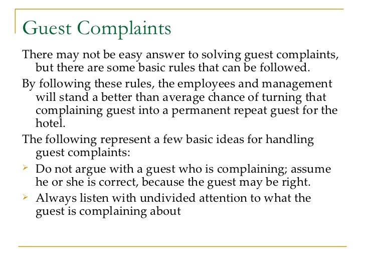 Guest Services in Hospitality Industry