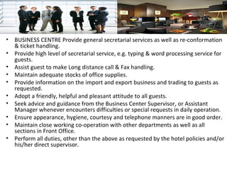 Front office | PPT
