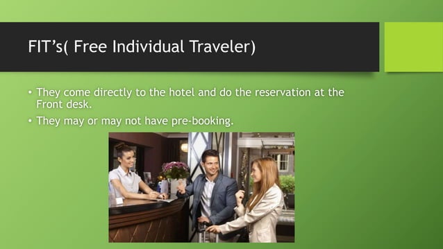 Front Office(Pre-arrival procedure for FIT, VIP & Groups) | PPTX