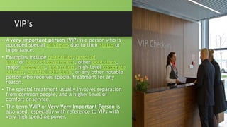 Front Office(Pre-arrival procedure for FIT, VIP & Groups) | PPTX