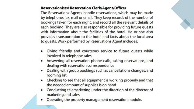 FRONT OFFICE - RESERVATION for BSHM.pptx