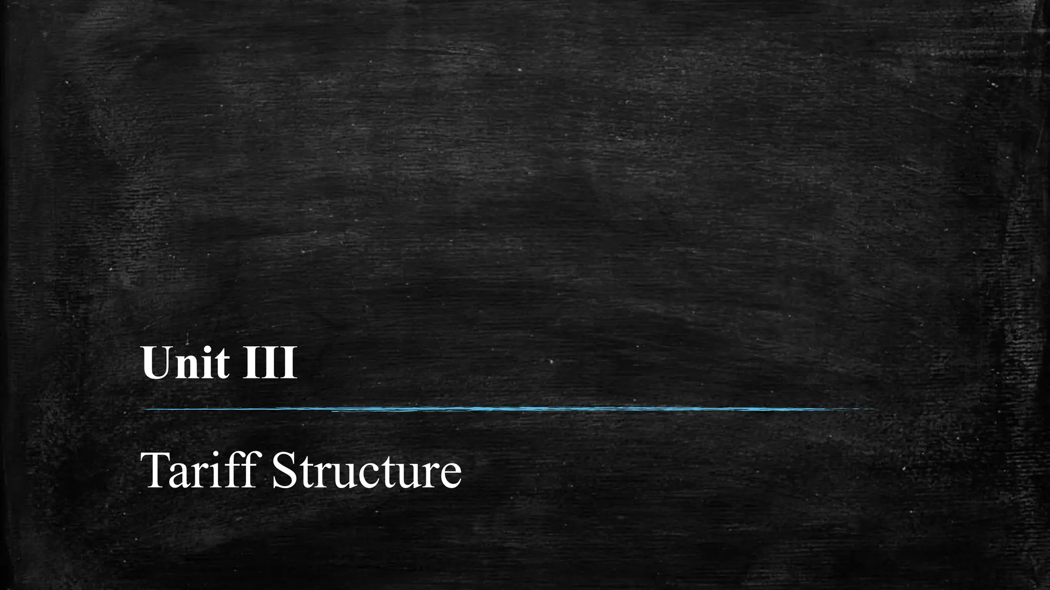 Front Office -Tariff Structure of Hotels | PPTX