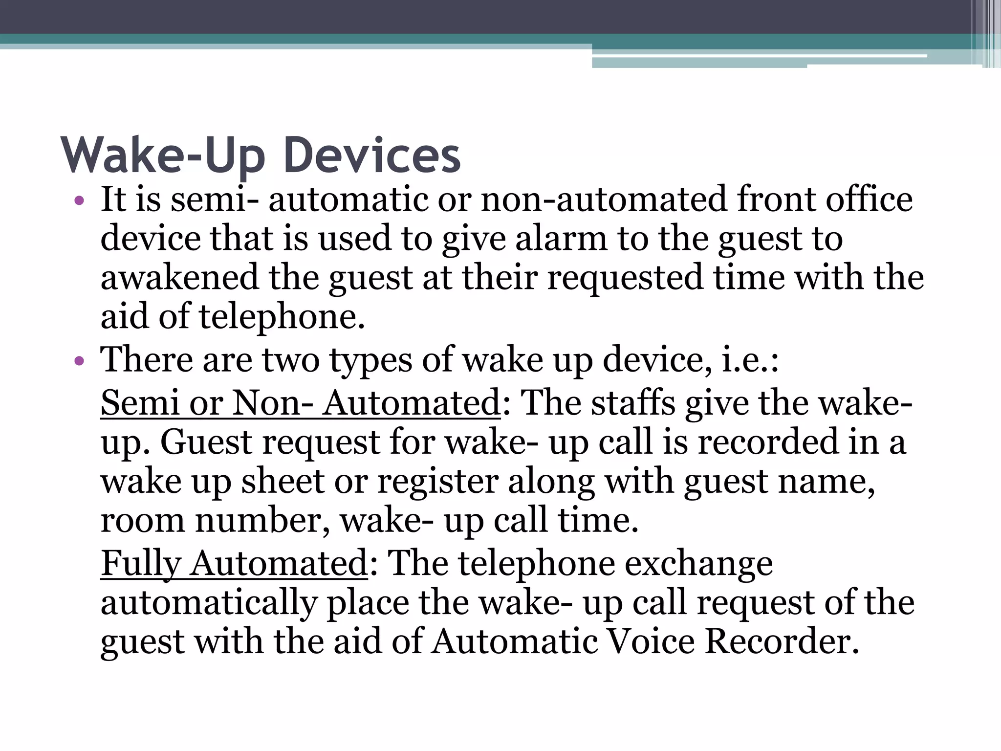 Front office communication | PPTX