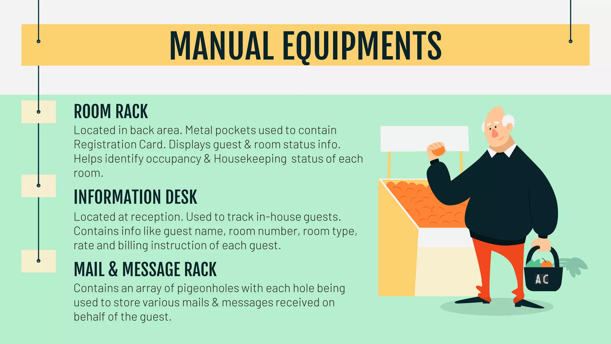 Front Office Equipments | PPTX