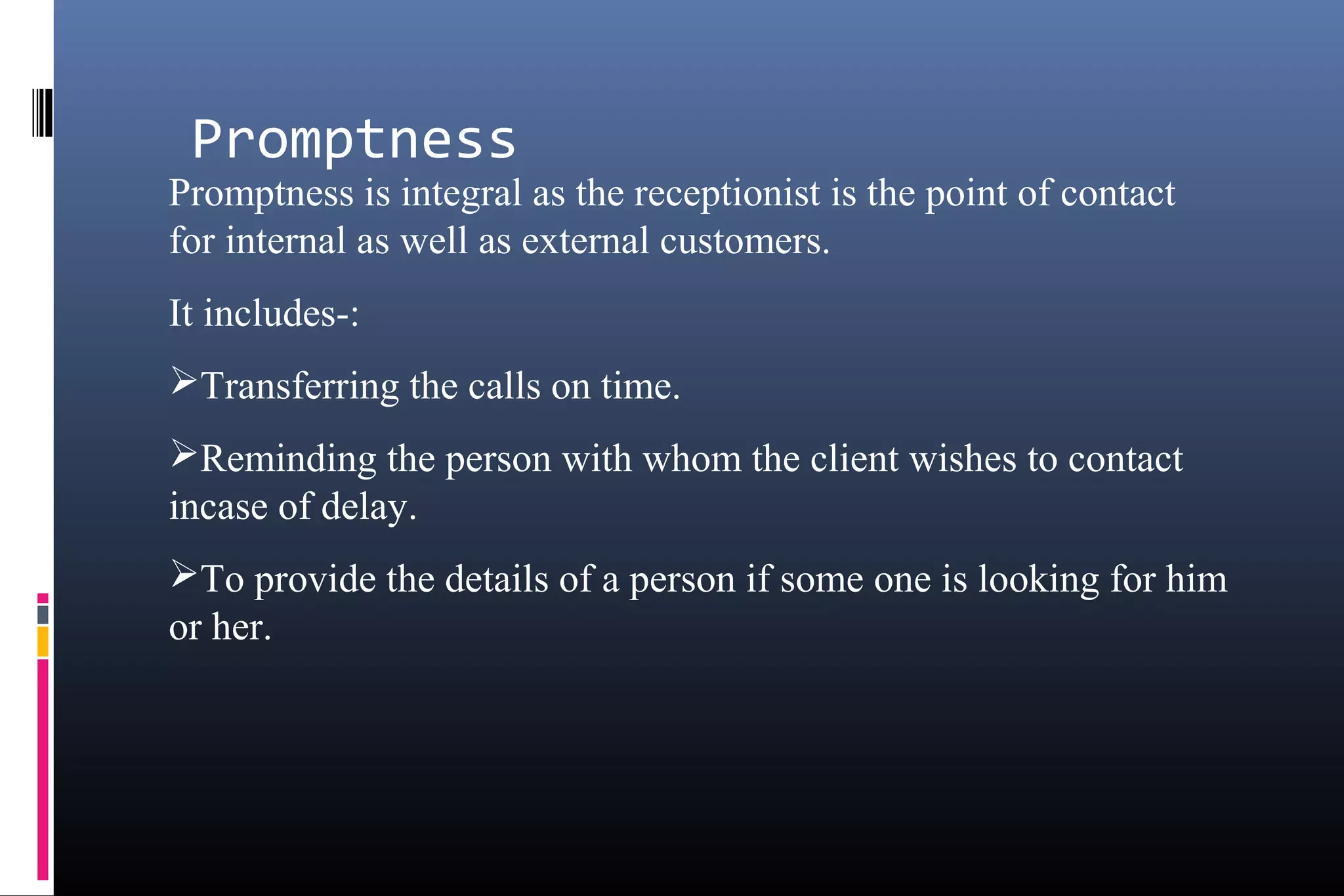 Front office Etiquettes | PPT