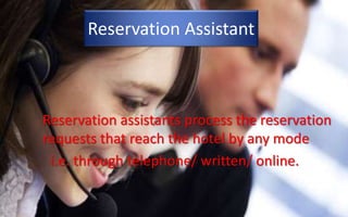 Front office management | PPTX