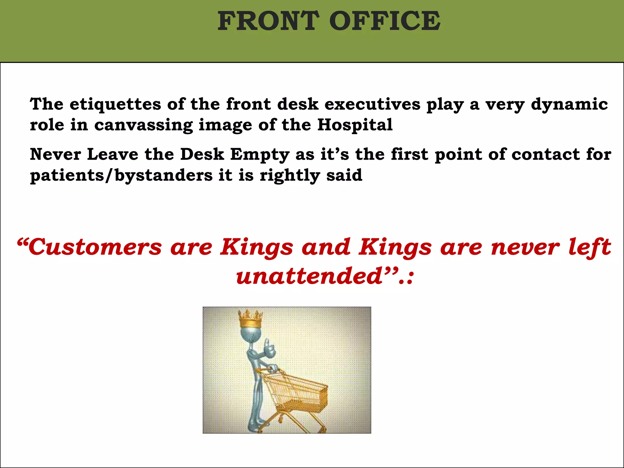 Front office management | PDF