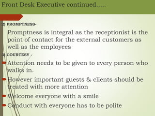 Front office management | PDF