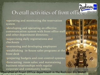 Front office operation | PPTX