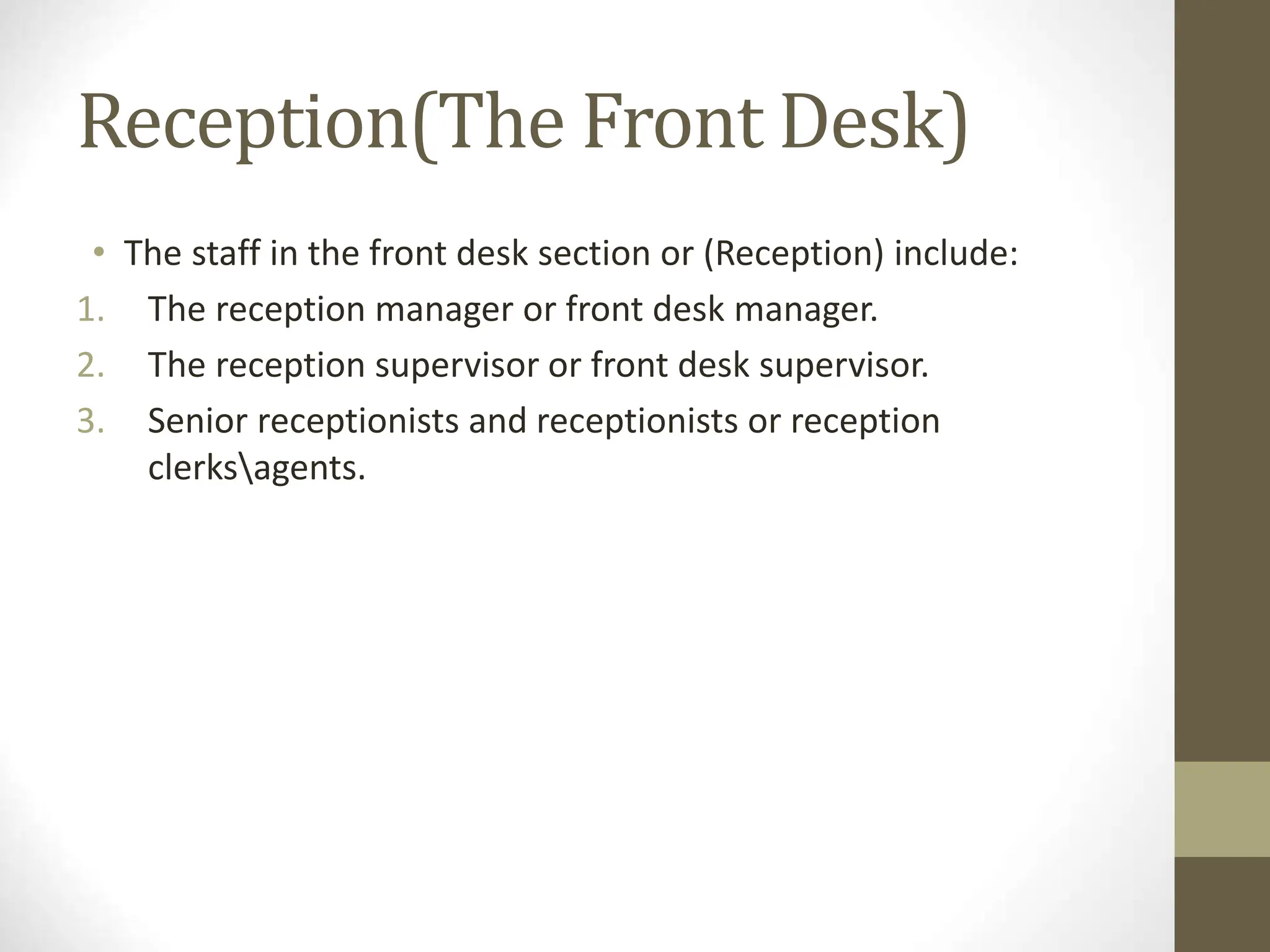 Front office operations presentation 1.ppt