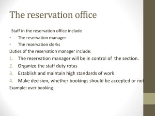 Front office operations presentation 1.ppt
