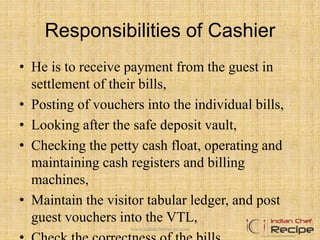 FRONT OFFICE ORGANISATION IN HOTEL | PPTX