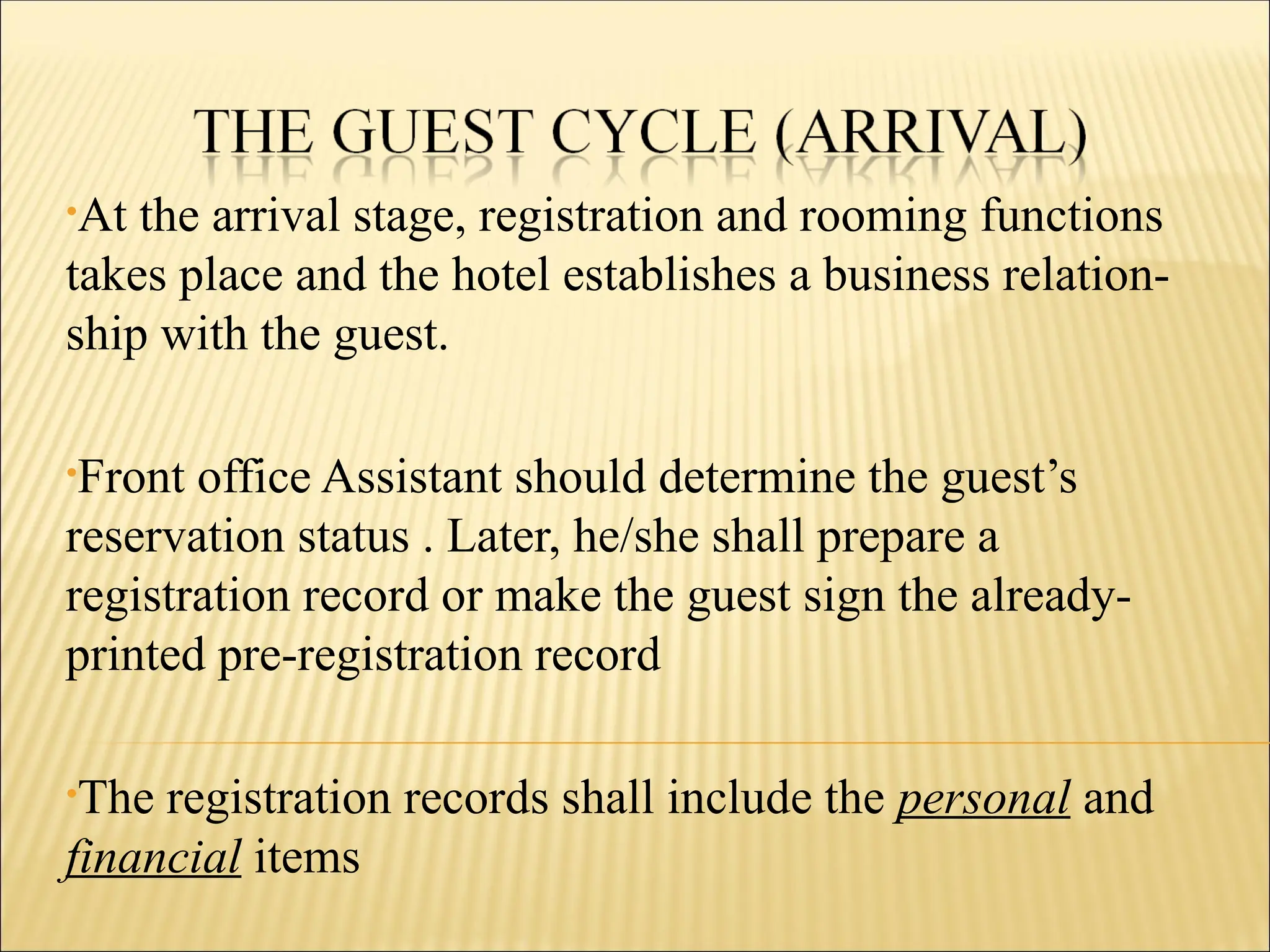 A Power Point Presentation on Front office overview.ppt