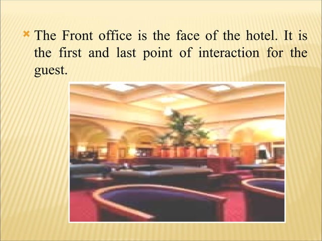 A Power Point Presentation on Front office overview.ppt