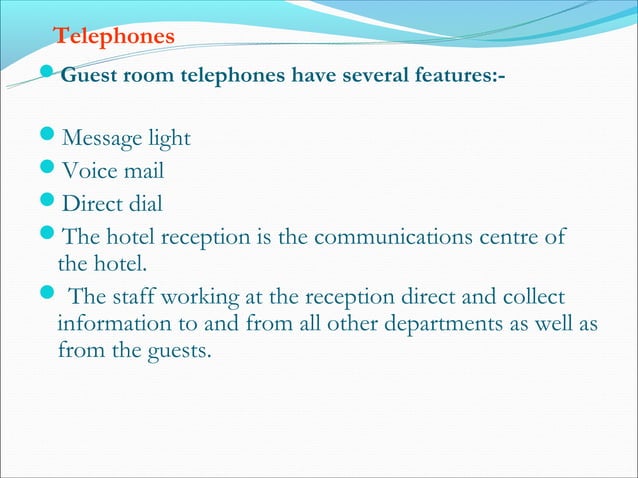 Front office procedures | PPT