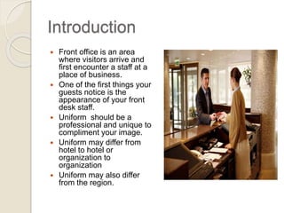 Front office staff uniform | PPT