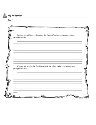 Front office week 1_4 | DOCX