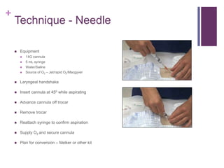 Front of neck access | PPTX