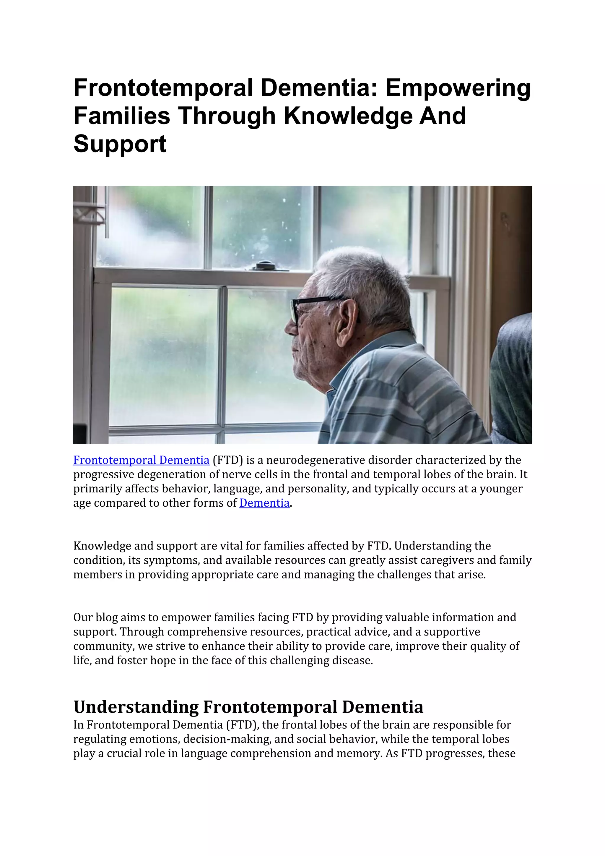 Frontotemporal Dementia.docx