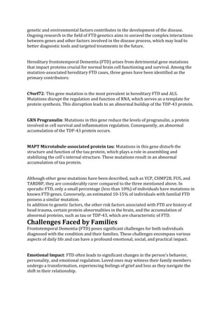 Frontotemporal Dementia.docx