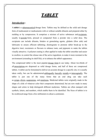 Industrial Training Projects for B. Pharma Students | PDF