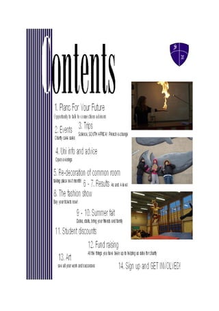 Front page and contents | DOC