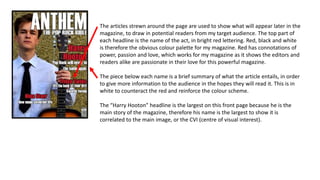 Front page annotation | PPT