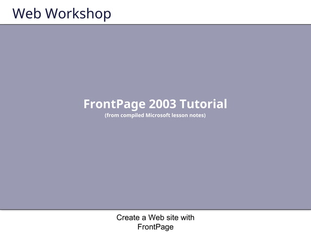 Front Page Lesson for ICT CPTLE Rev2.ppt