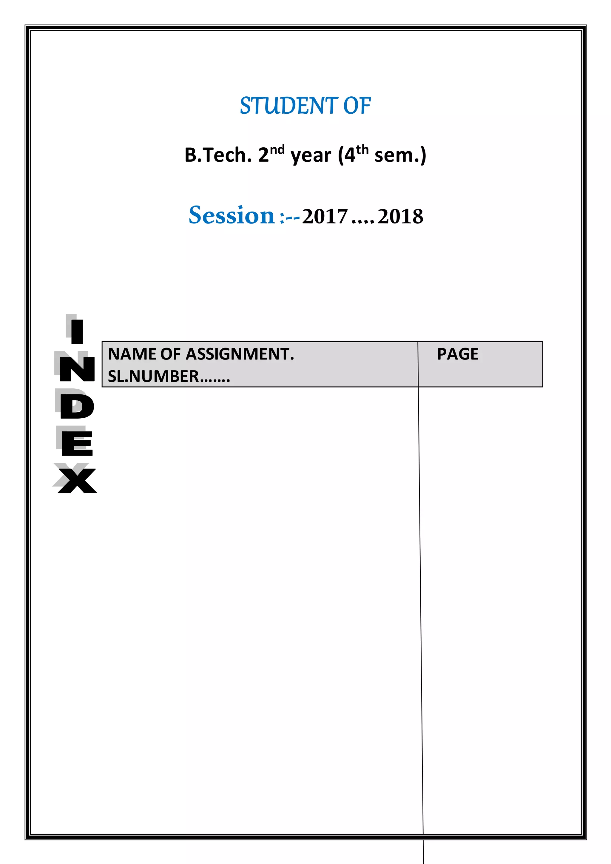 Front page of TRIPURA INSTITUTE OF TECHNOLOGY. | DOCX
