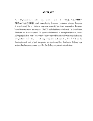 FRONT PAGE ORGANISATION STUDY.docx