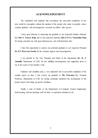 VTU FINAL YEAR PROJECT REPORT Front pages | DOCX