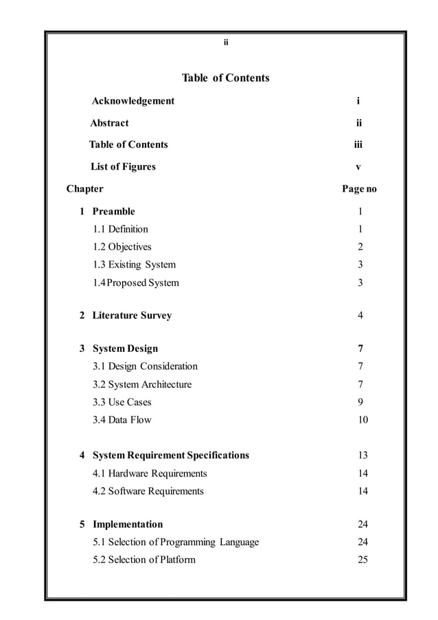 VTU FINAL YEAR PROJECT REPORT Front pages | DOCX