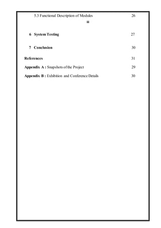 VTU FINAL YEAR PROJECT REPORT Front pages | DOCX