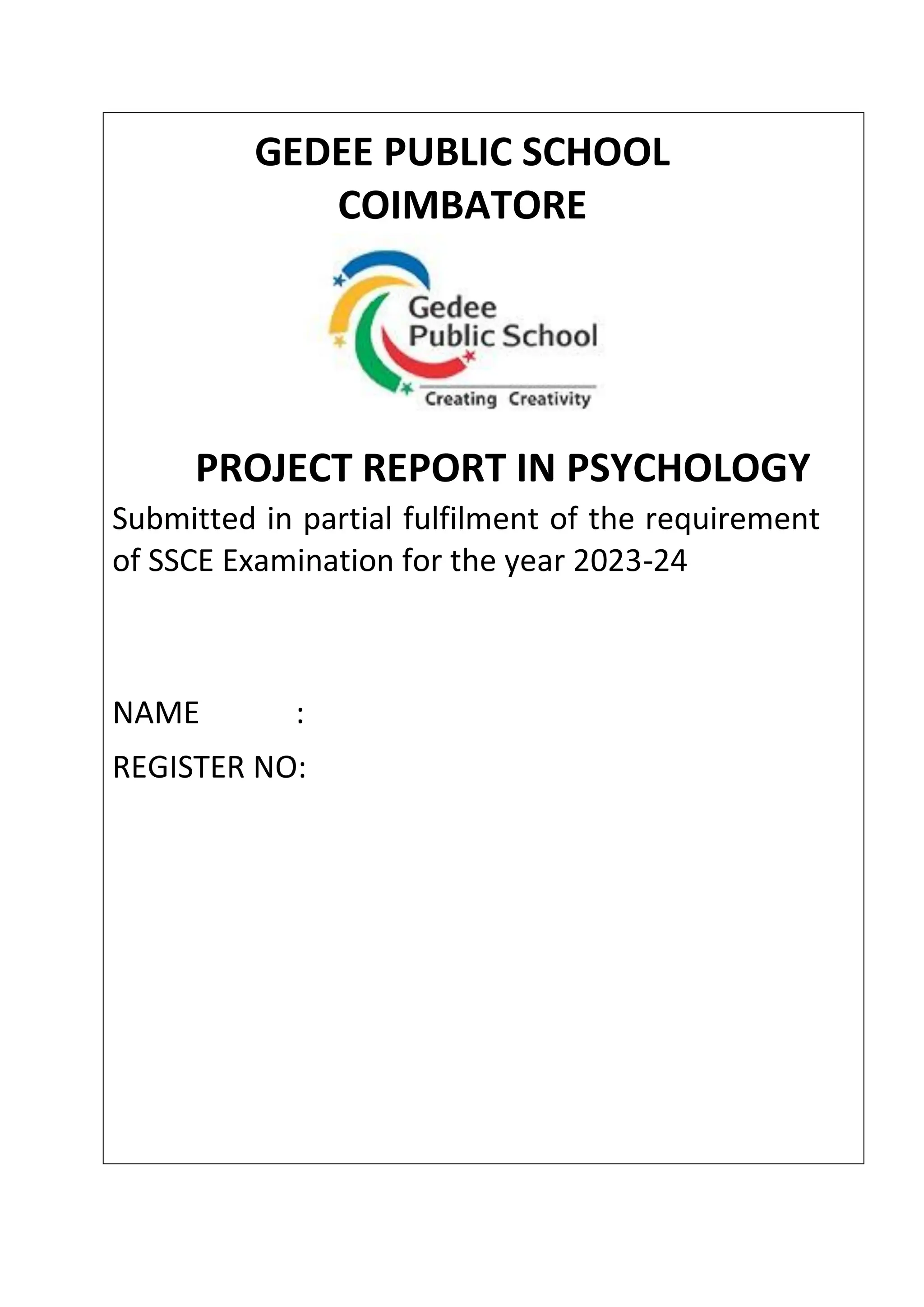 FRONT PAGES.pdf cbse investigatory project | PDF