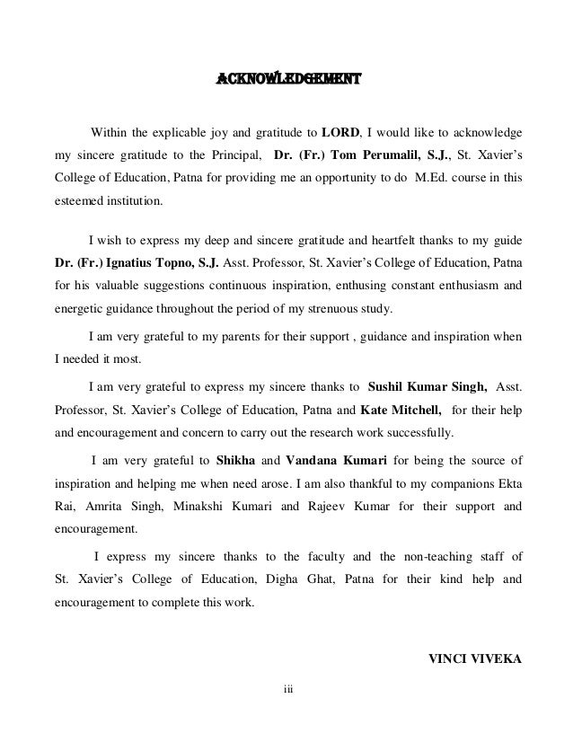 Acknowledgement Practicum Report Sample Master Of Template Document Acknowledgement Practicum Report Sample Master Of Template Document