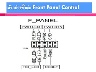 Front panel mainboard | PPT