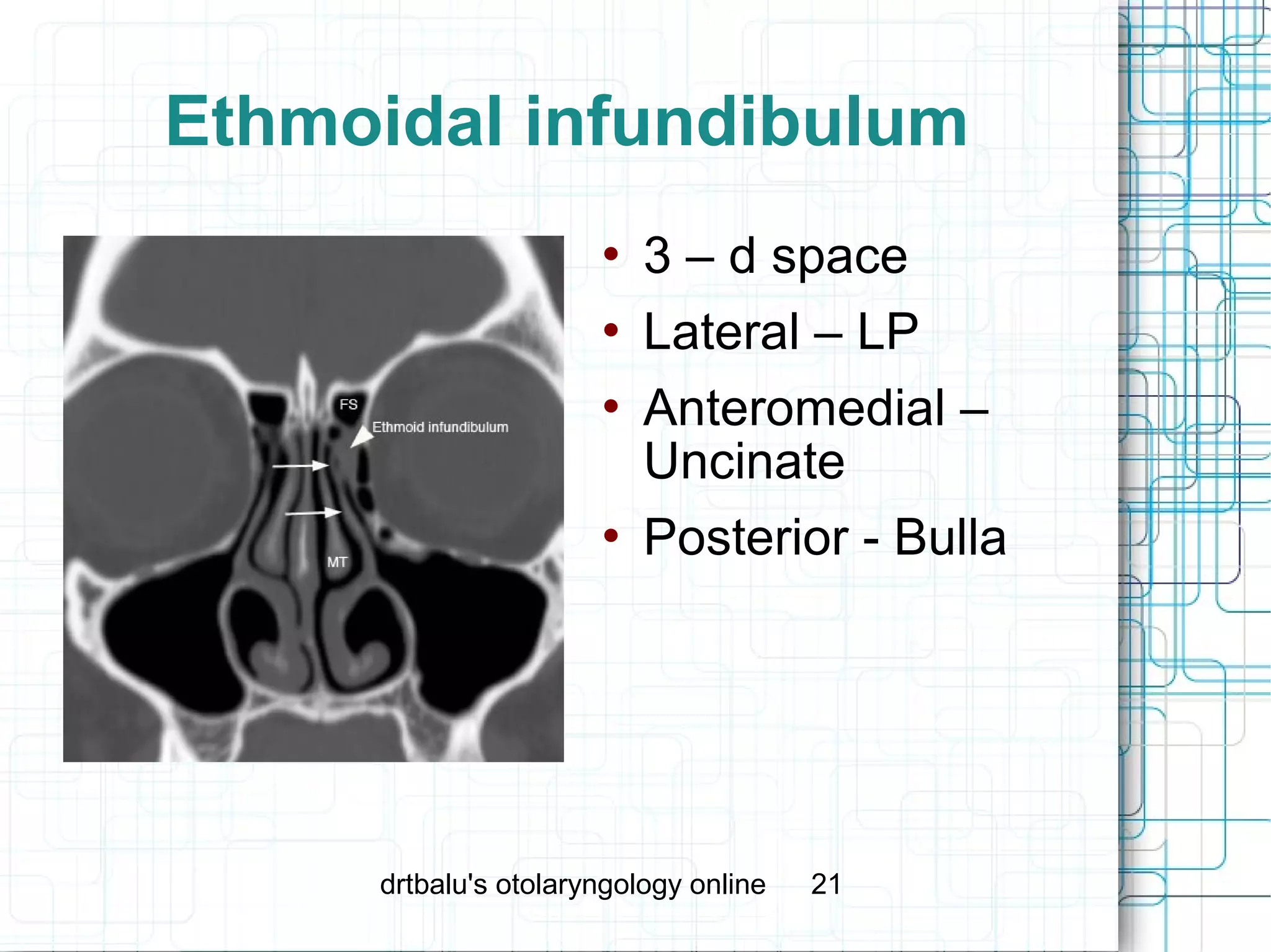 Radiological anatomy of frontal sinus | PPT