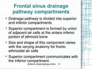 Radiological anatomy of frontal sinus | PPT