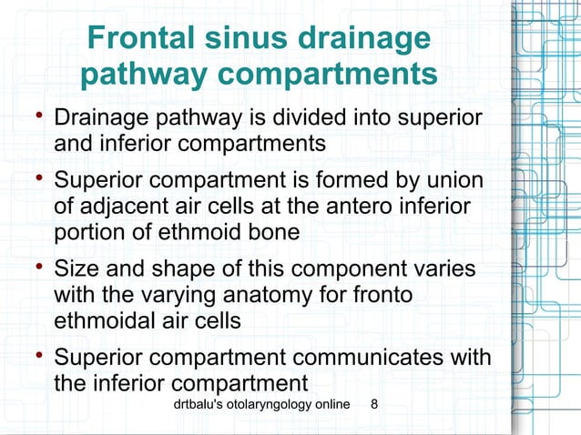 Radiological anatomy of frontal sinus | PPT