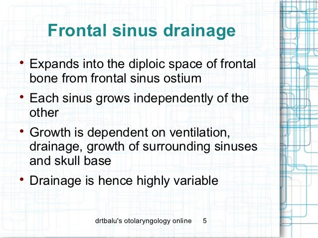 Radiological anatomy of frontal sinus