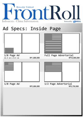 Front roll mediakit | PDF