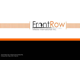 Front Row Media Billboard Sites (Current) | PDF