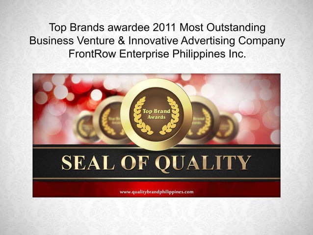 Frontrow Business Presentation | PPTX