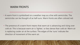 FRONTS AND AIR MASSES.pptx | Weather | Science