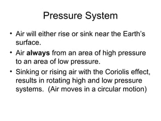 Fronts and pressure system notes of doom! | PPT