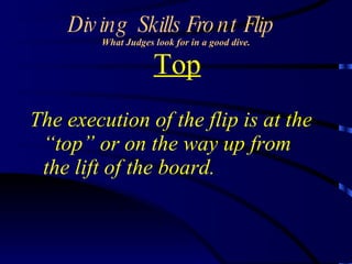 Front Somersault Tuck Position | PPT