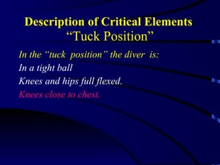 Front Somersault Tuck Position | PPT