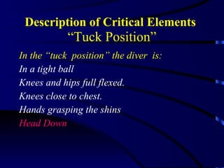 Front Somersault Tuck Position | PPT