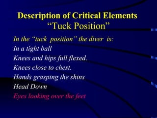 Front Somersault Tuck Position | PPT