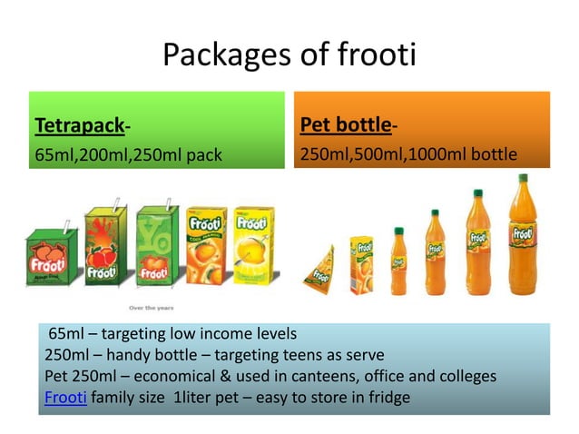 Frooti | PPTX | Business | Business and Finance